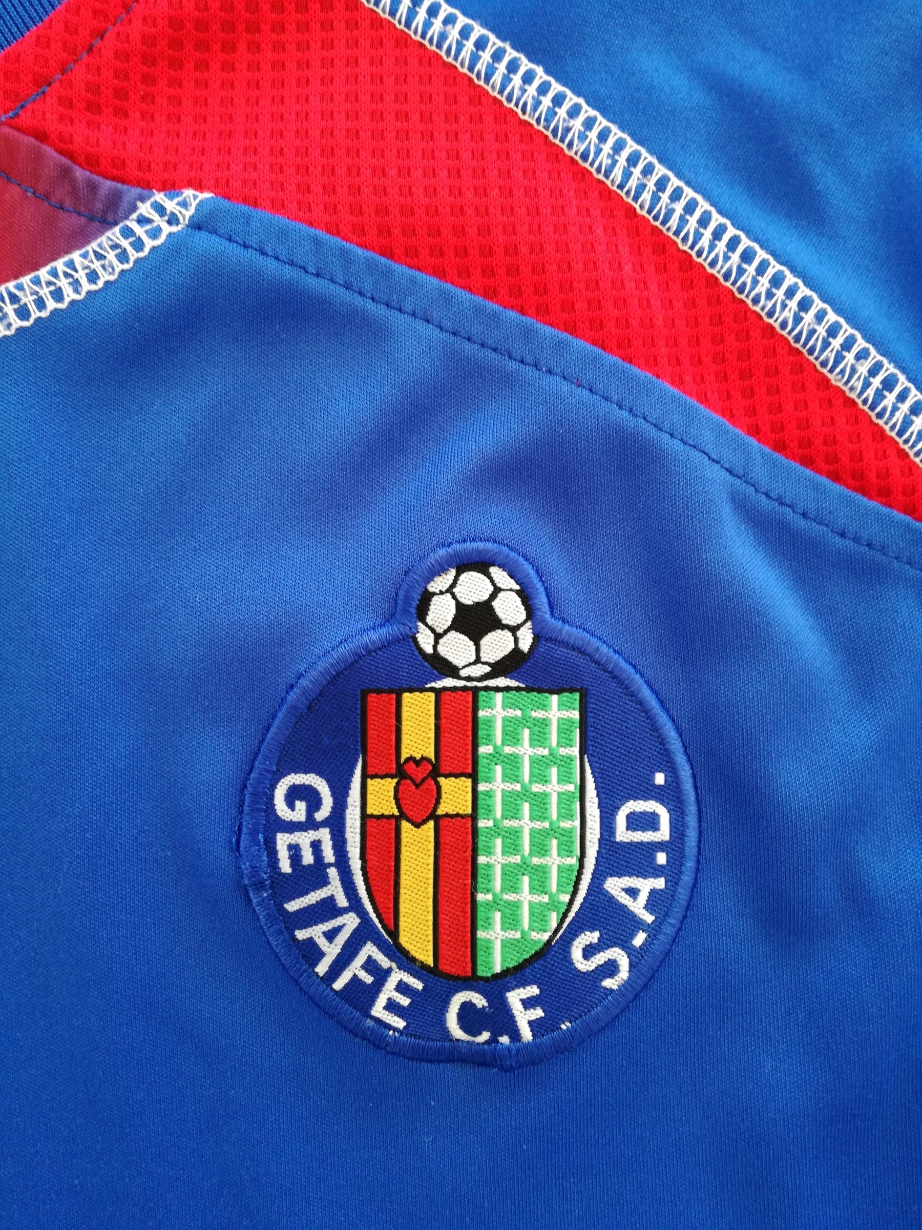 2009/10 Getafe Home La Liga Football Shirt / Vintage Soccer Jersey ...
